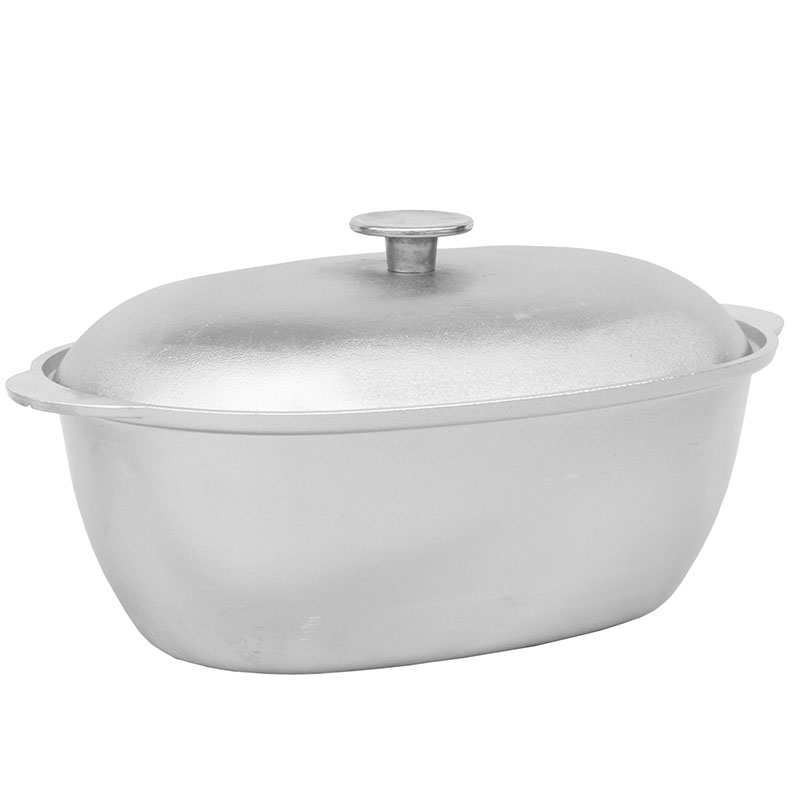Aluminum poultry roaster 6 L ｜ Interneta veikals «Biol Baltic»